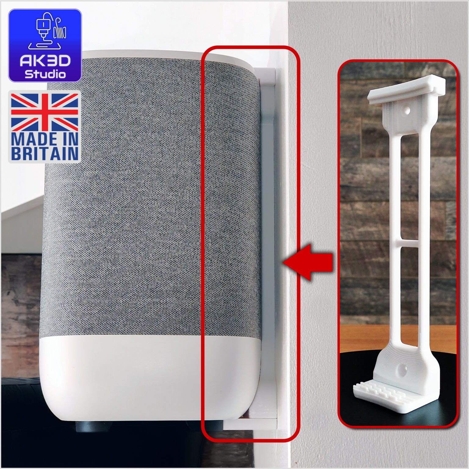 Wall Mount for Vodafone Ultra Hub WiFi 6E Router - AK3D Studio