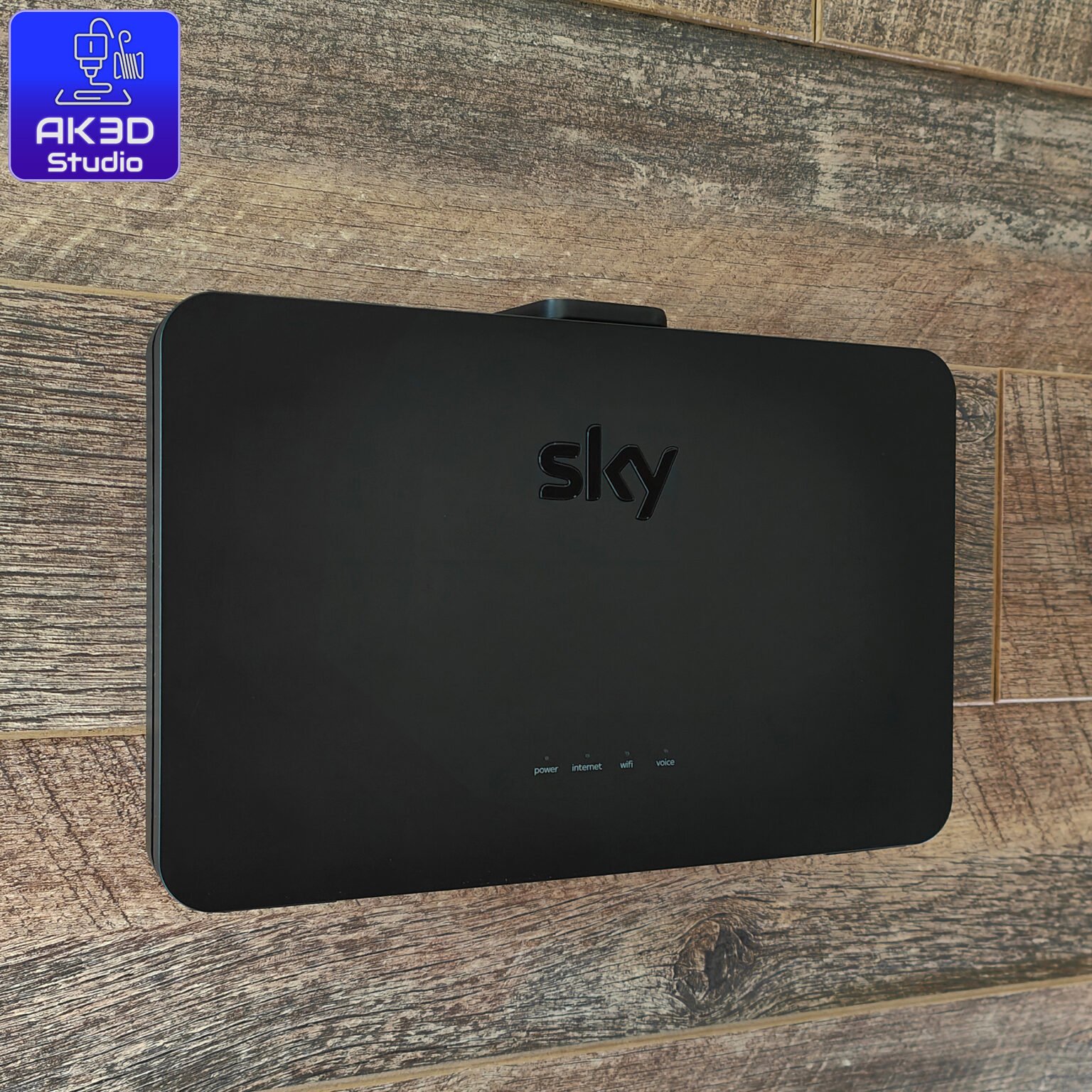 Wall Mount for Sky Broadband Hub SR203 Router - AK3D Studio